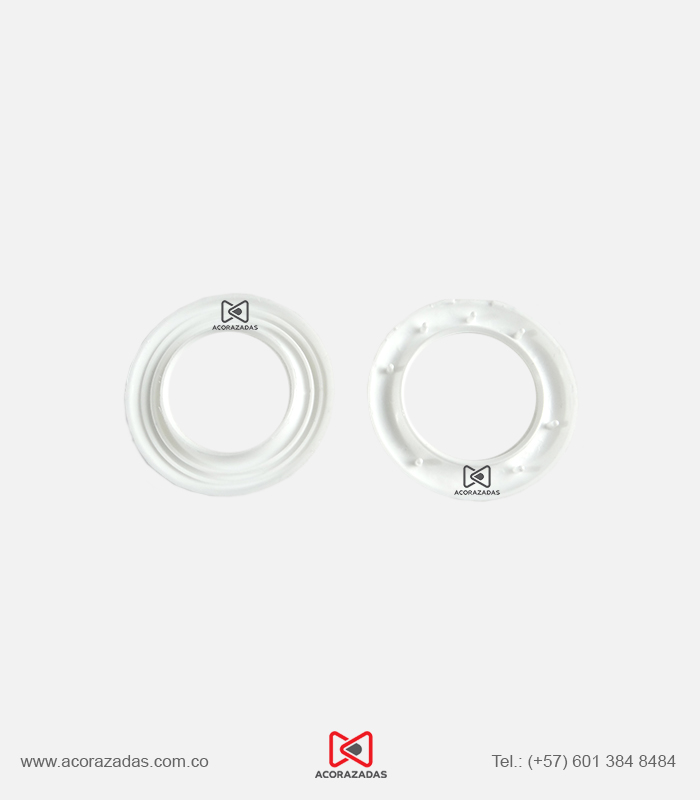 Aro plástico 1p 3/4 blanco - Acorazadas