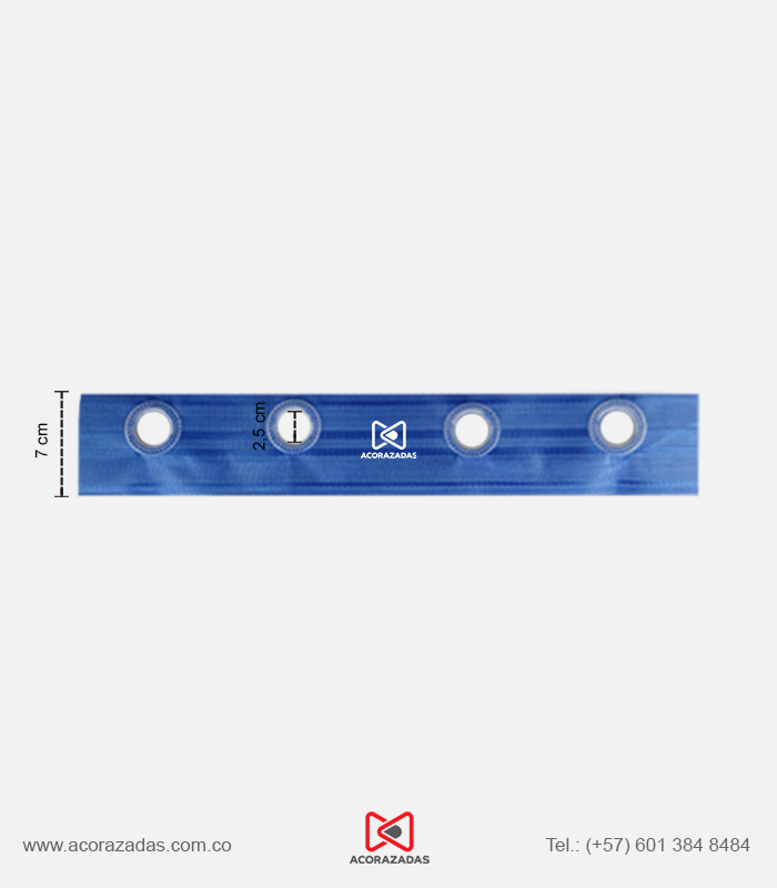 Reata plástico inyectora 3/4p azul rey - Acorazadas